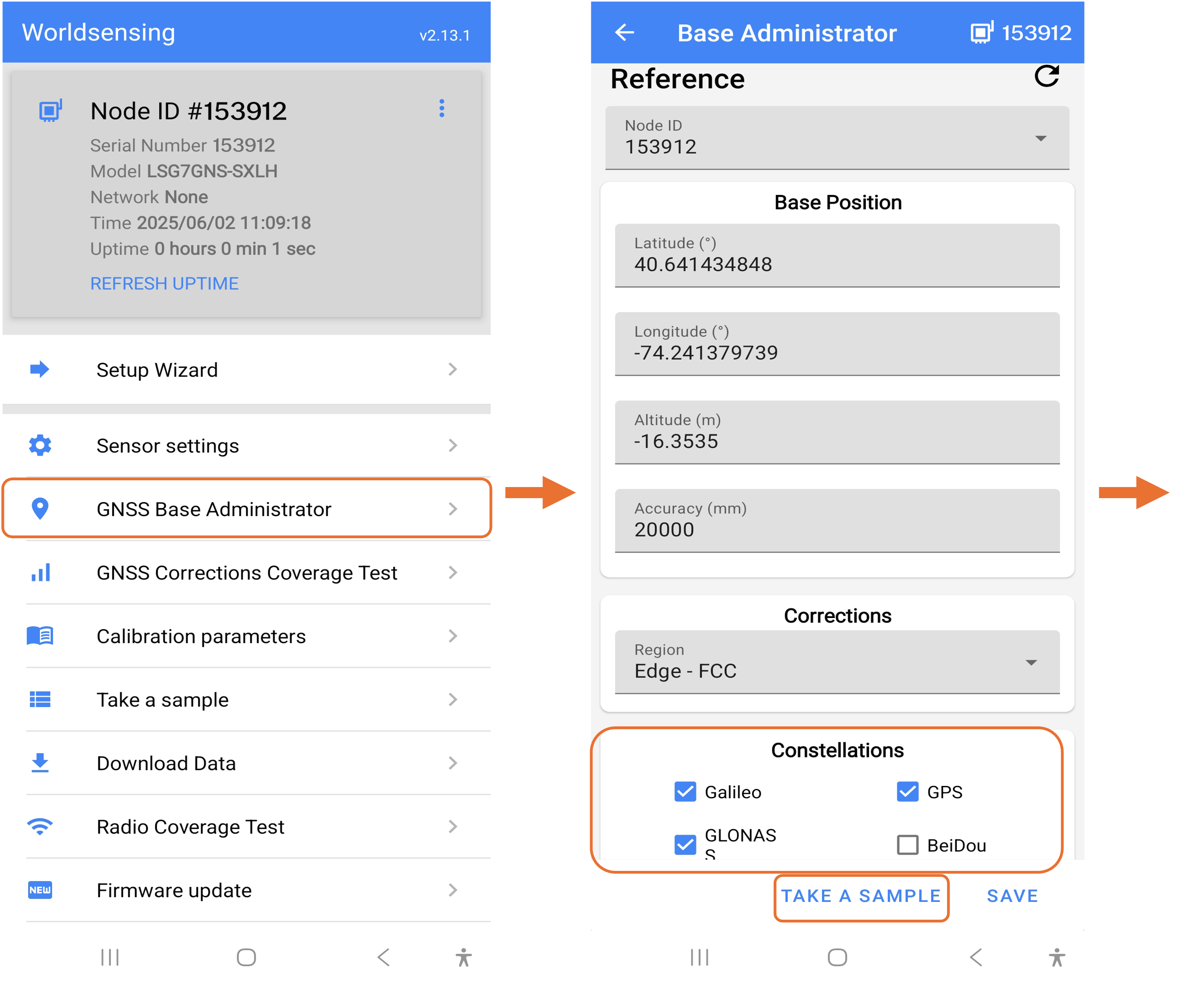 Loadsensing GNSS Configuration